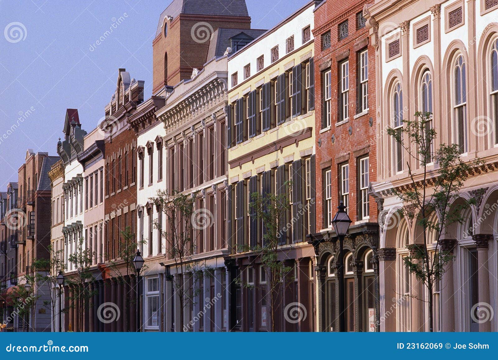 Historic District Buildings Stock Image - Image of charleston, states ...