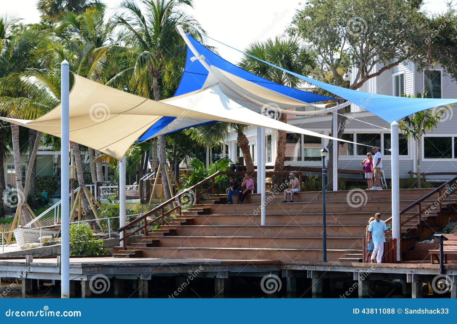 Historic Downtown Stuart Waterfront Editorial Stock Photo - Image of ...