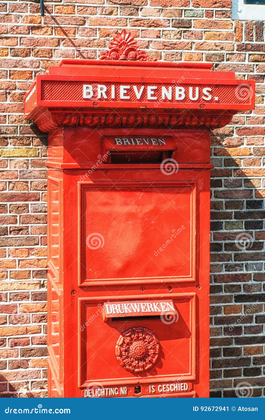 Historic dutch mailbox stock image. Image of concepts - 92672941