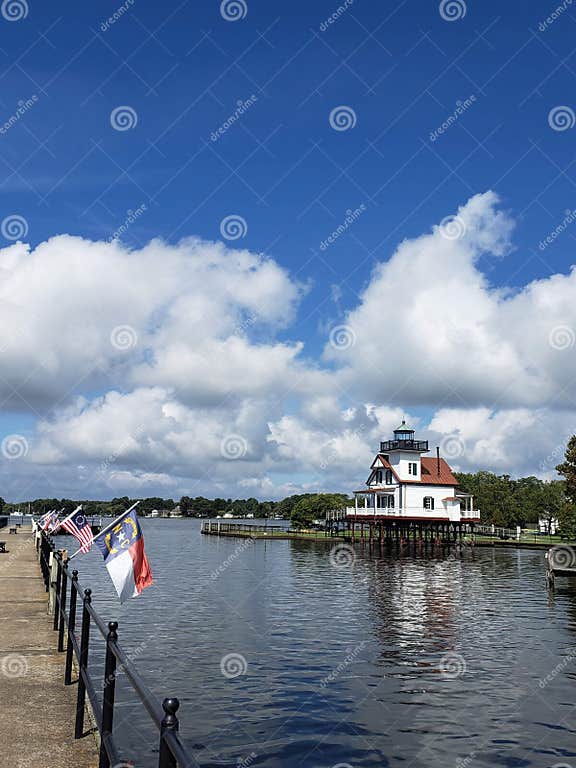 Edenton Lighthouse stock photo. Image of south, north - 172787534
