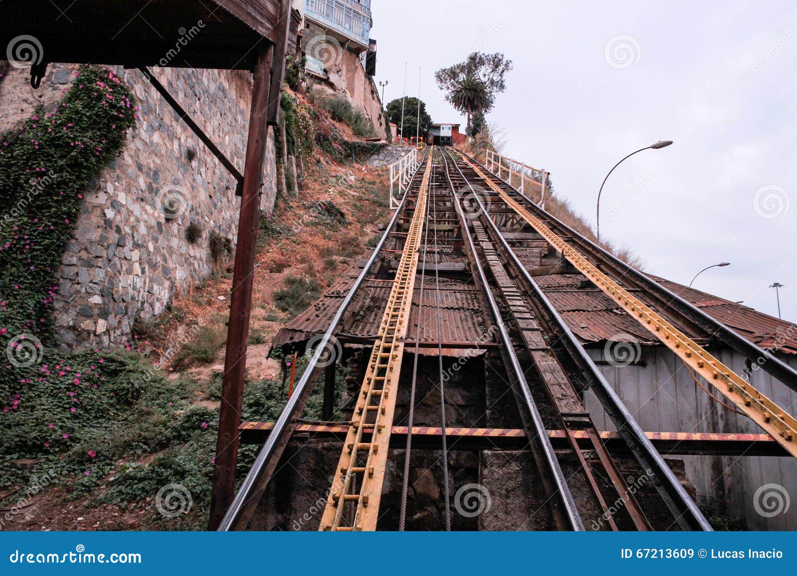 Historic Elevators of Valparaiso, Santiago, Chile Stock Image - Image ...