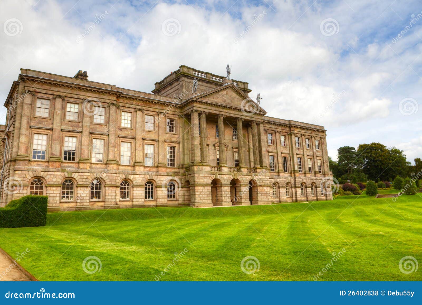 Historic English Stately Home Stock Photo - Image of doorway ...