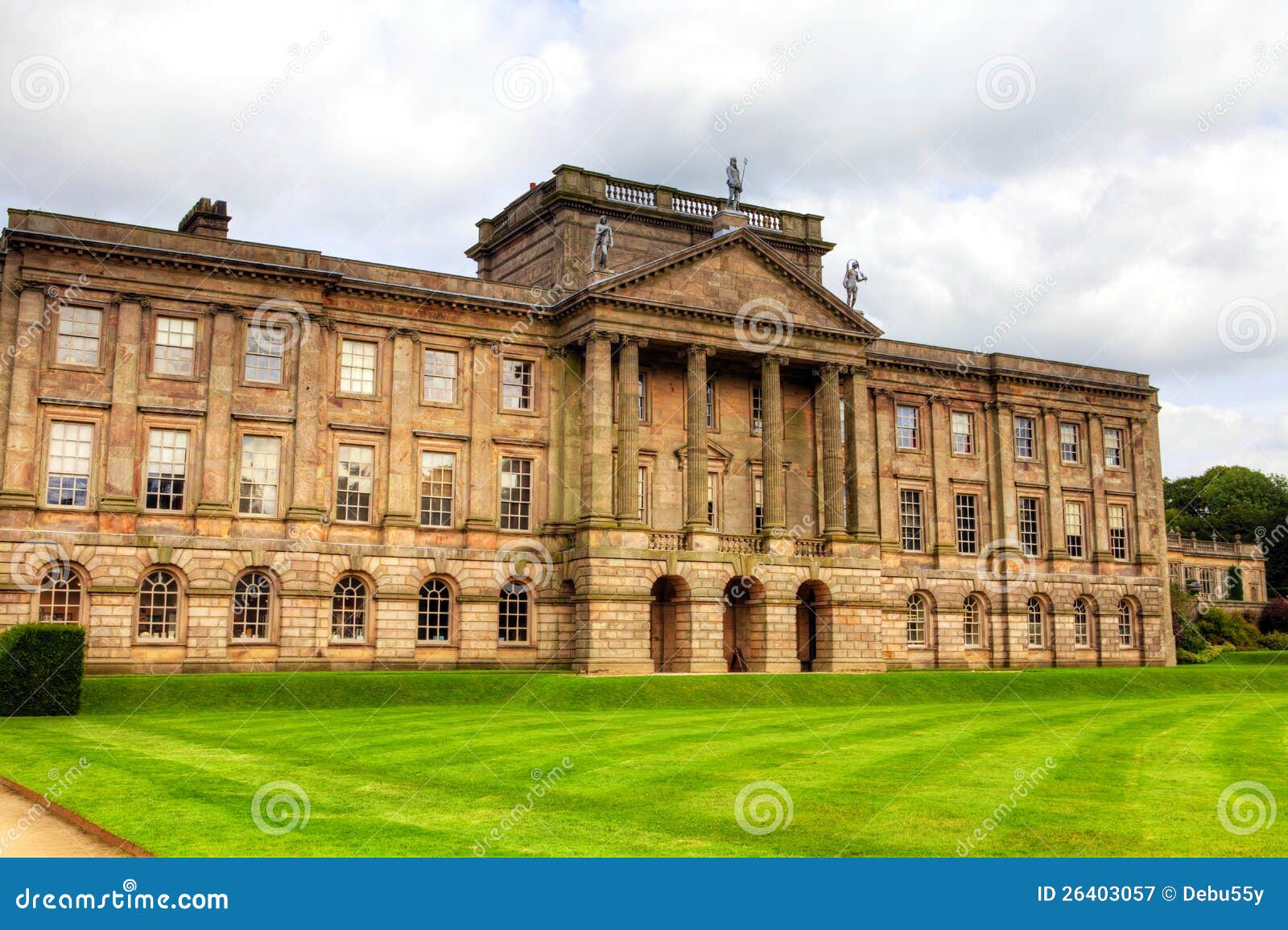 Historic English Stately Home Stock Image - Image of mansion, entrance ...