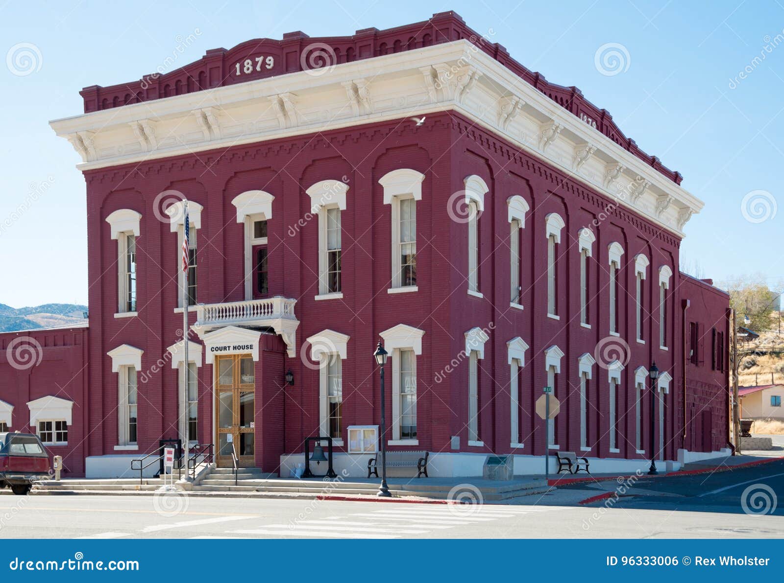 The Historic Eureka County Courthouse Stock Photo - Image of ...