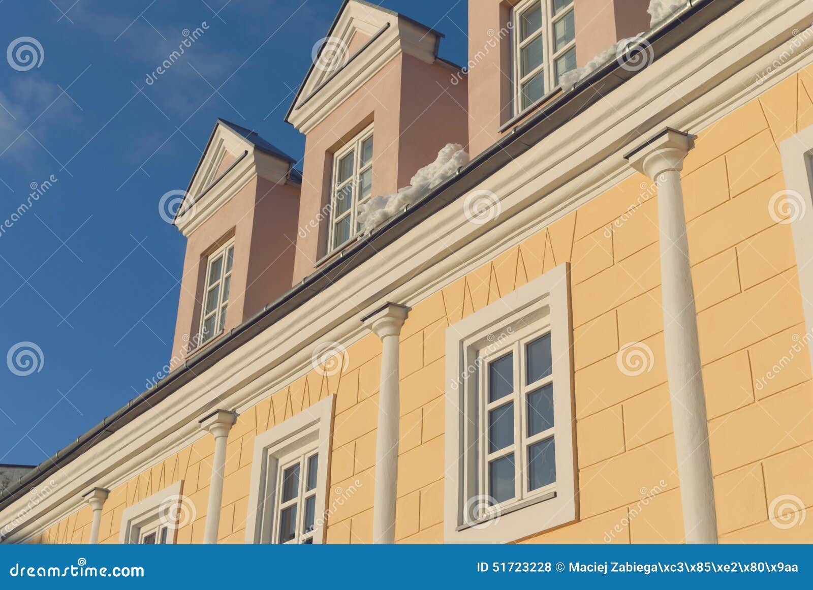 The historic facade stock photo. Image of style, town - 51723228