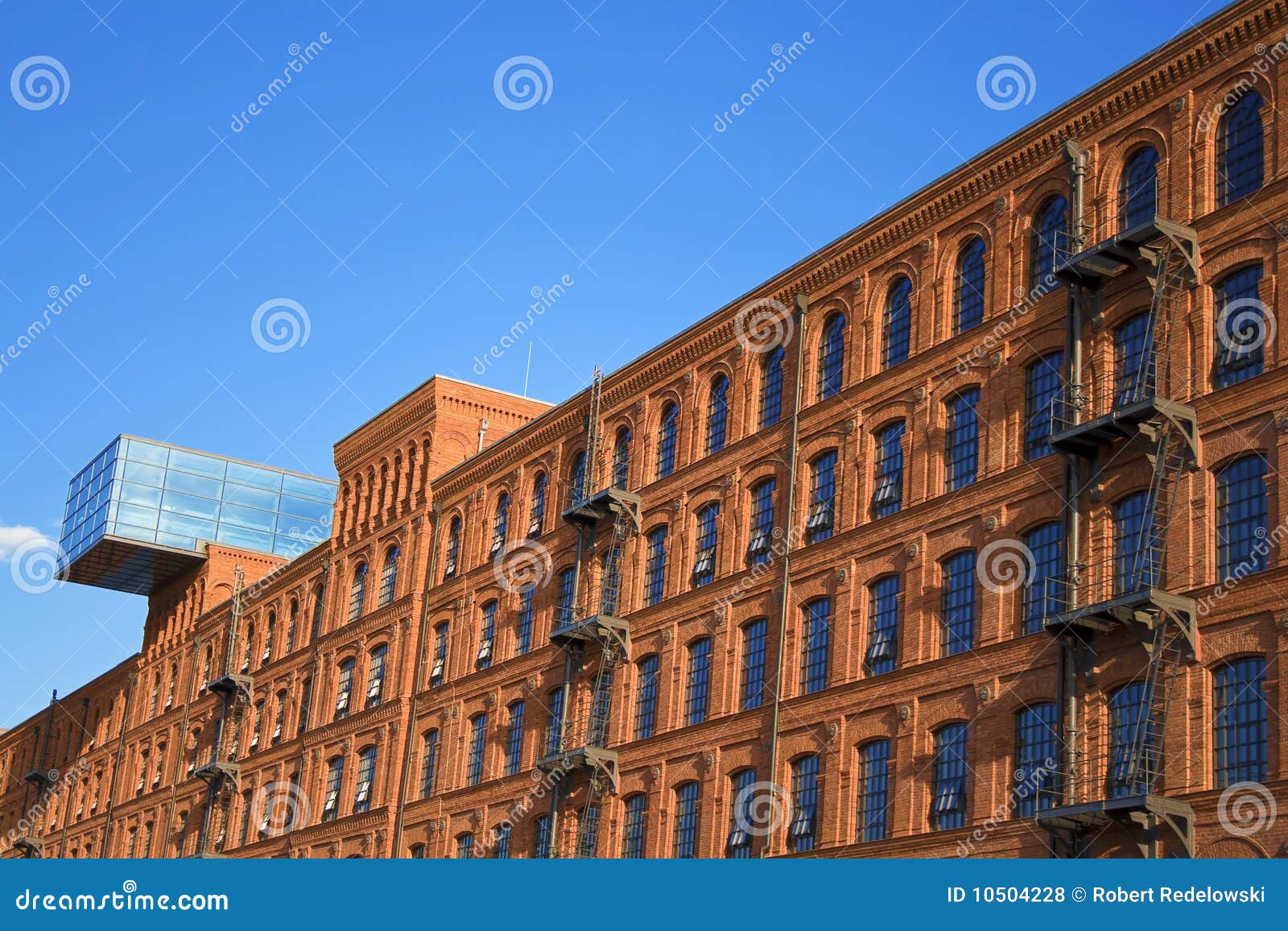 Historic Factory Building Style. Stock Photo - Image of apartment ...