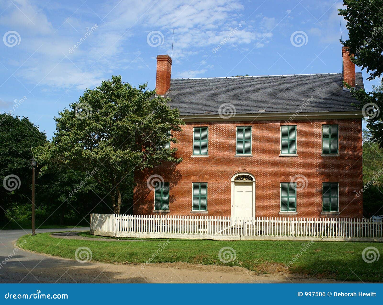Historic federal house stock photo. Image of brickwork - 997506