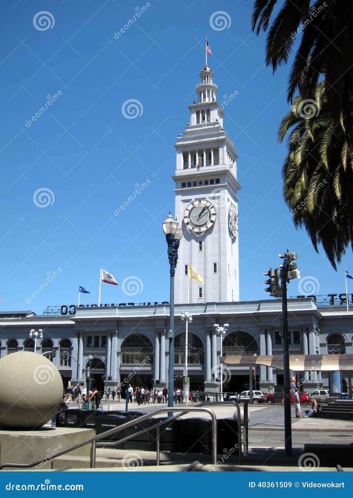 Historic Ferry Building in San Francisco Editorial Stock Image - Image ...