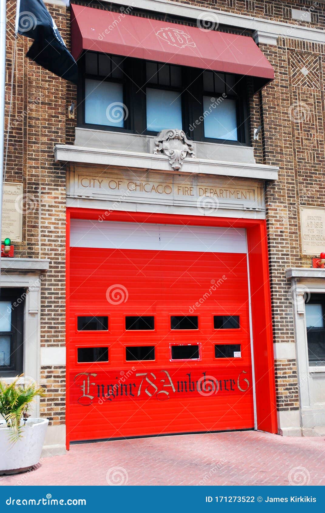An Historic Firehouse in Chicago Editorial Photography - Image of ...
