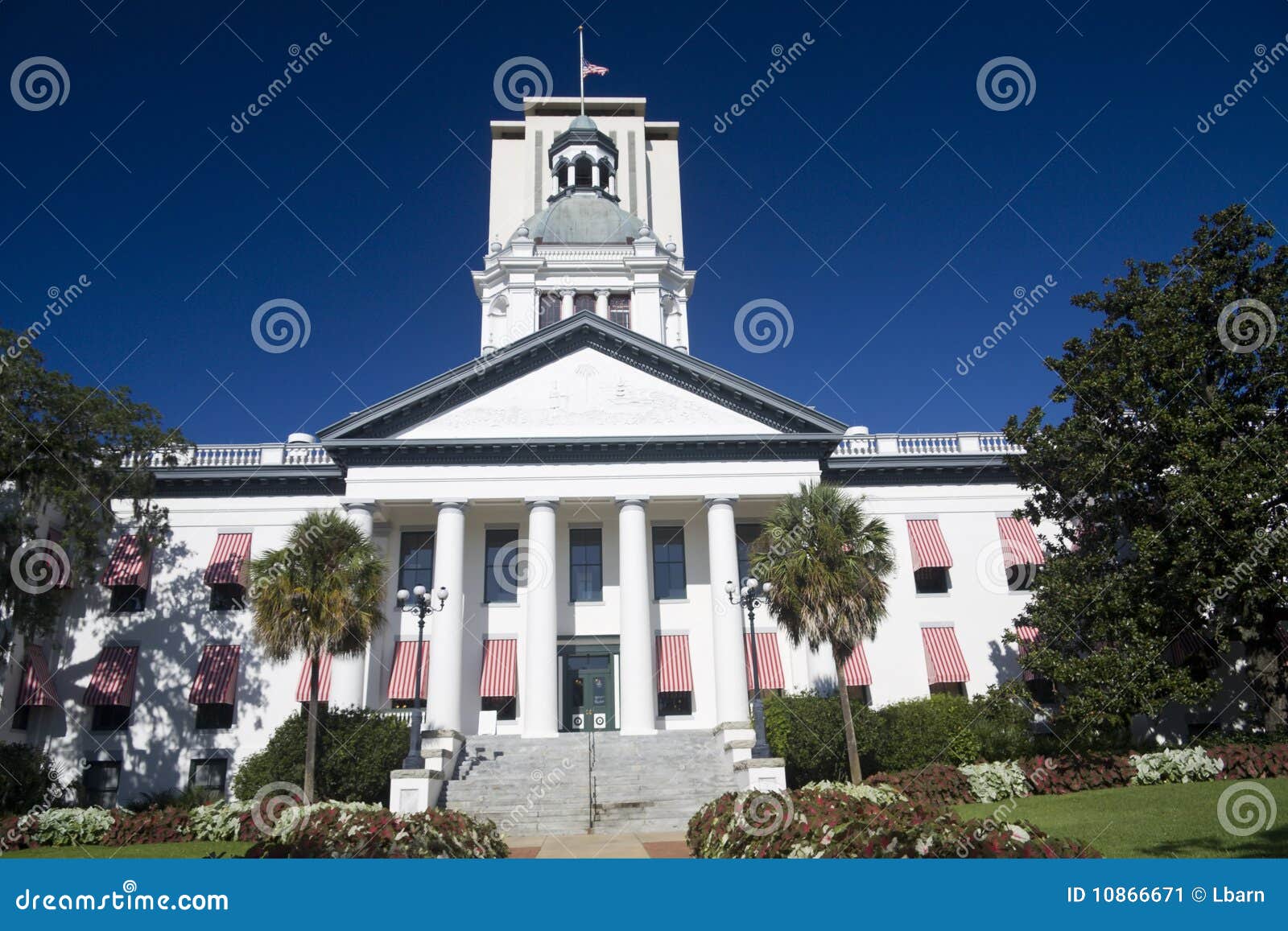 Historic Florida Capital Building Stock Image - Image of blue, landmark ...