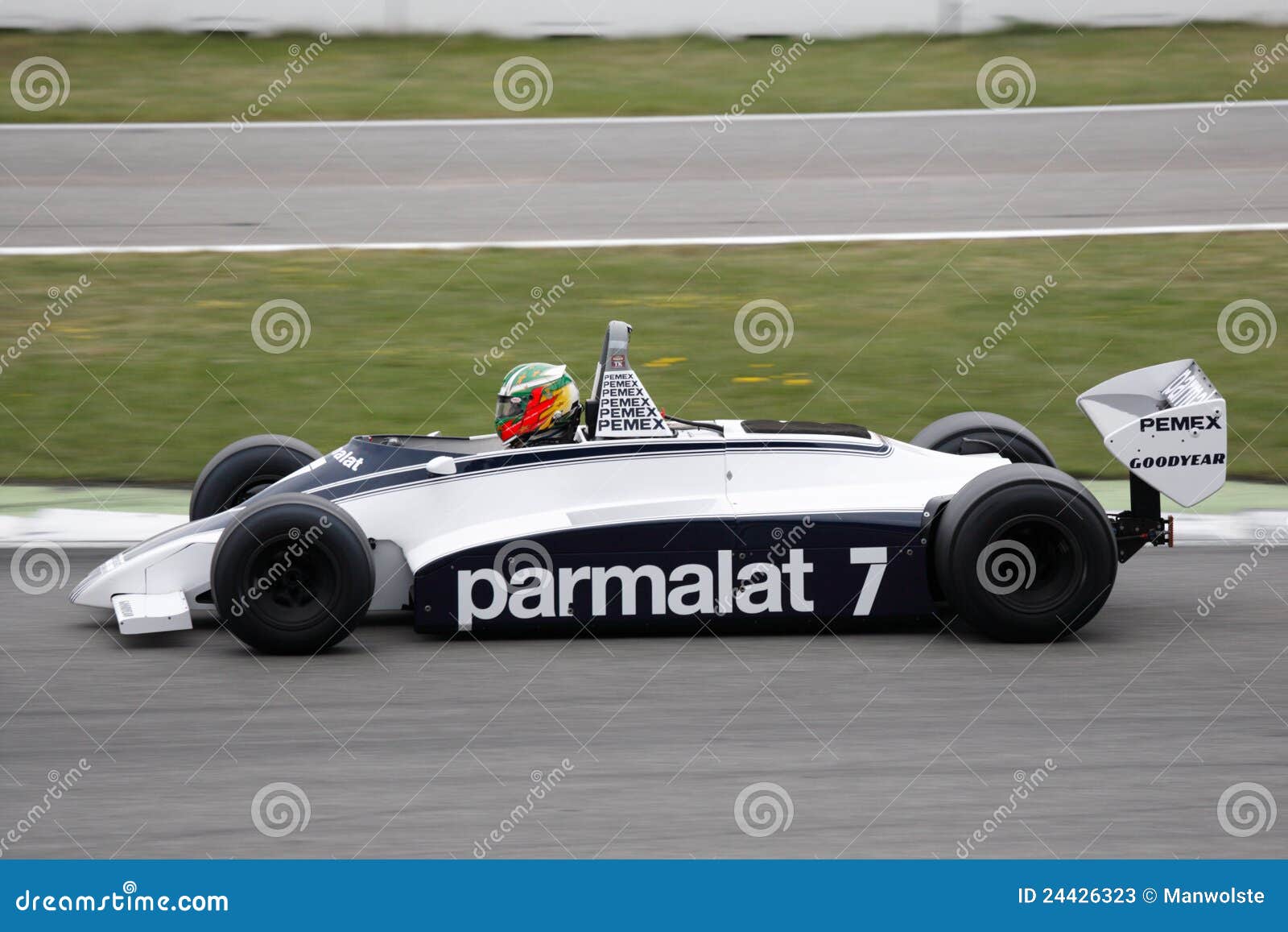 Historic Formula One Car Brabham BT49C Editorial Stock Photo - Image of ...