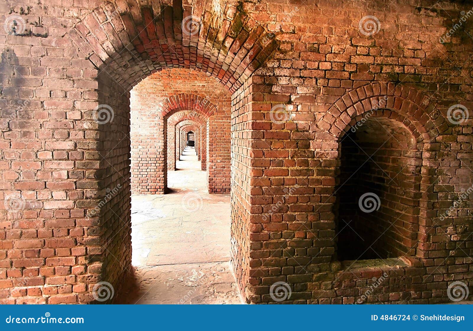 Historic fort stock photo. Image of fortification, brick - 4846724