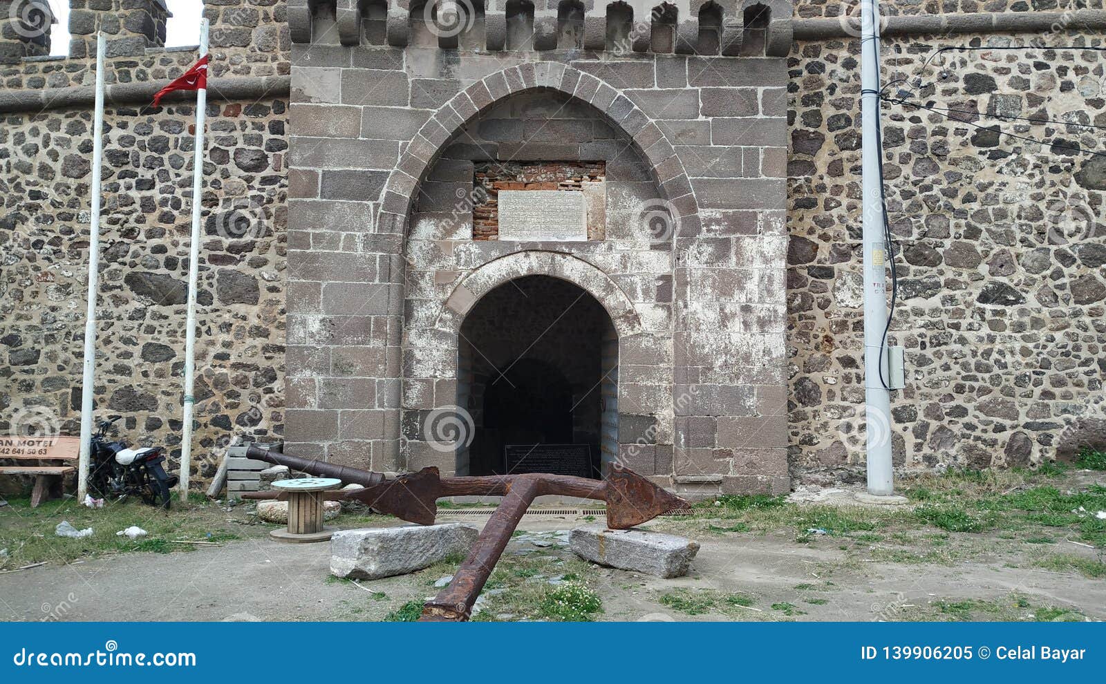 Historic castle gate stock image. Image of forest, blooming - 139906205