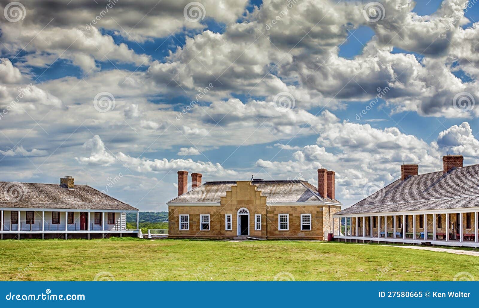 Historic Fort Snelling stock image. Image of settler - 27580665