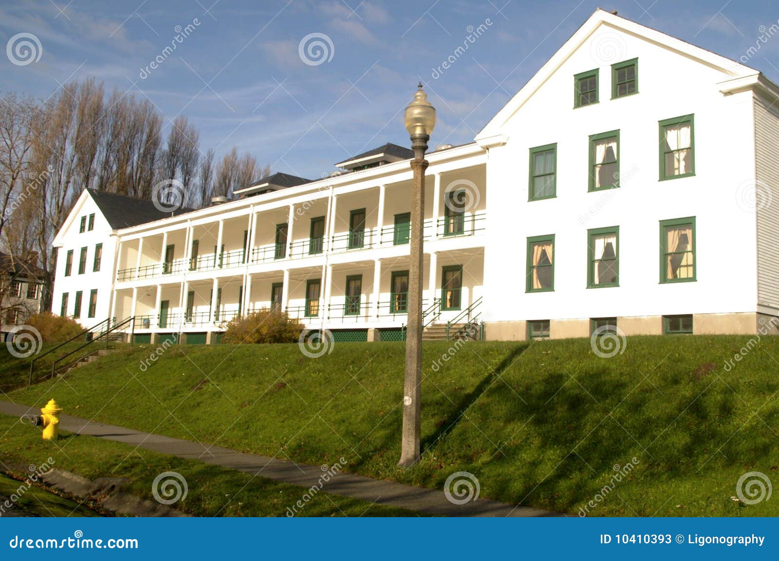 Historic Fort Warden stock image. Image of barracks, equipment - 10410393