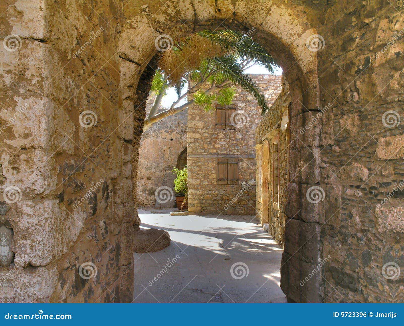 Historic Gate, Crete, Greece Stock Photo - Image of crete, culture: 5723396