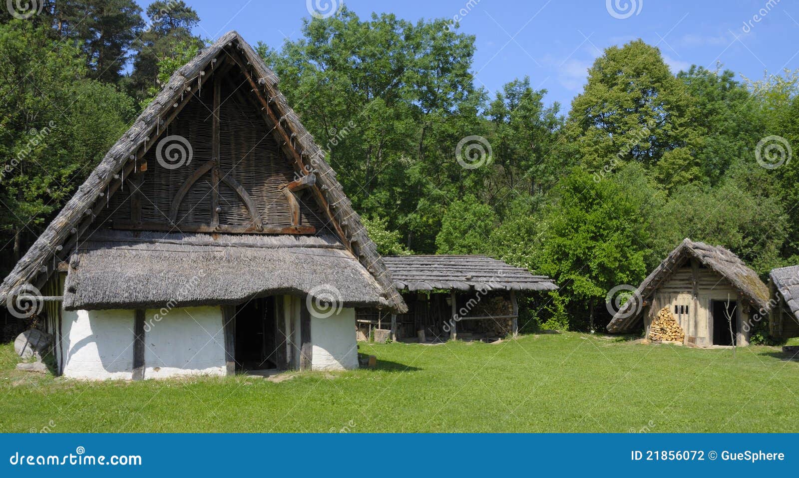 Historic Germanic Village stock photo. Image of history - 21856072