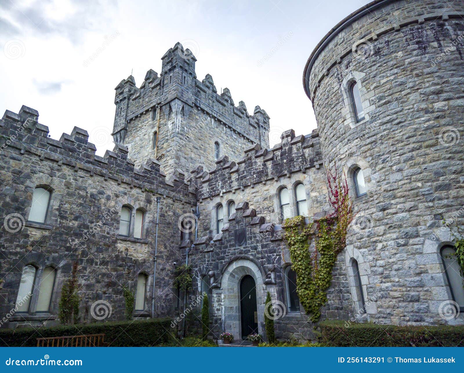 The Historic Glenveagh Castle, Donegal in Ireland Stock Image - Image ...