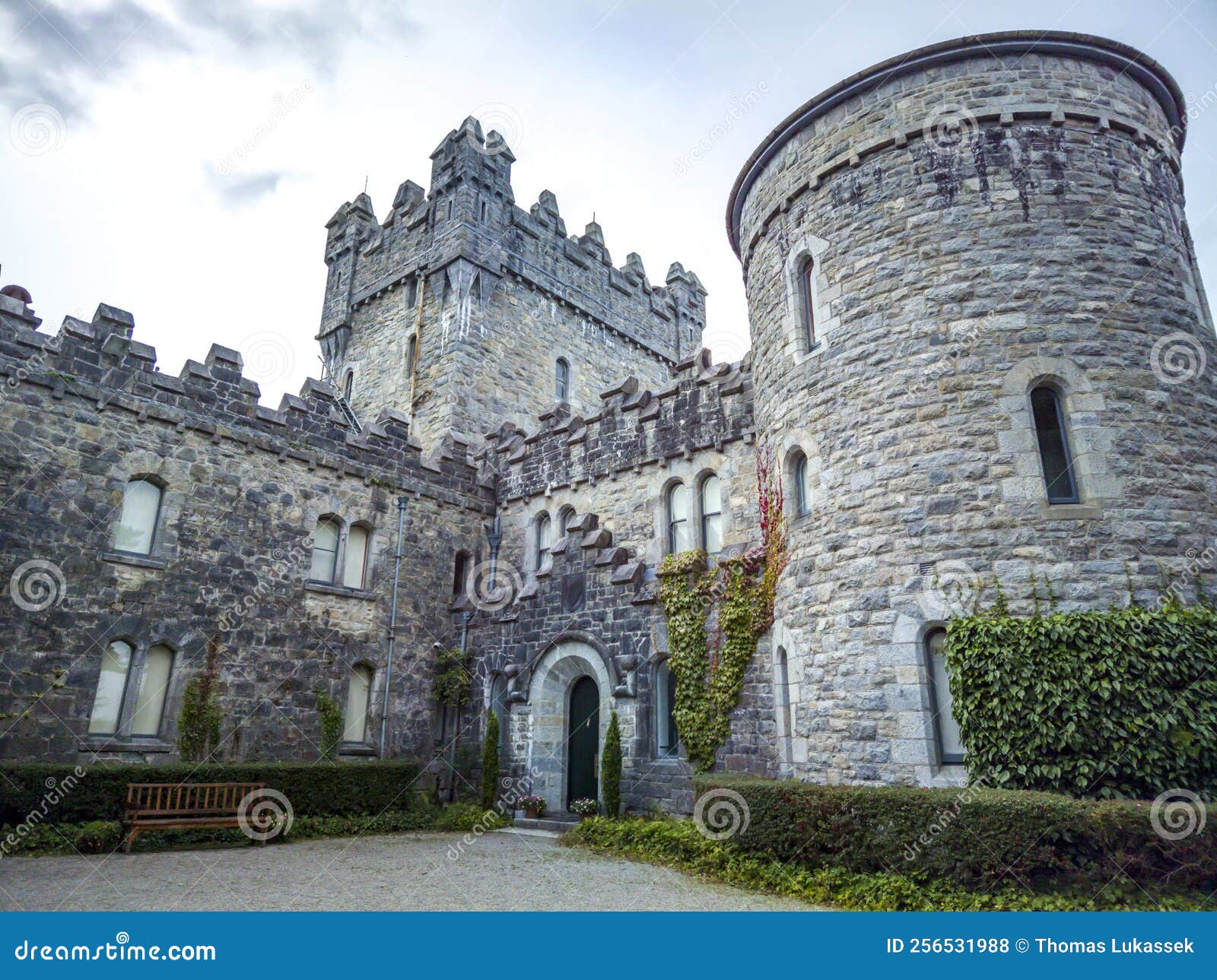 The Historic Glenveagh Castle, Donegal in Ireland Stock Photo - Image ...