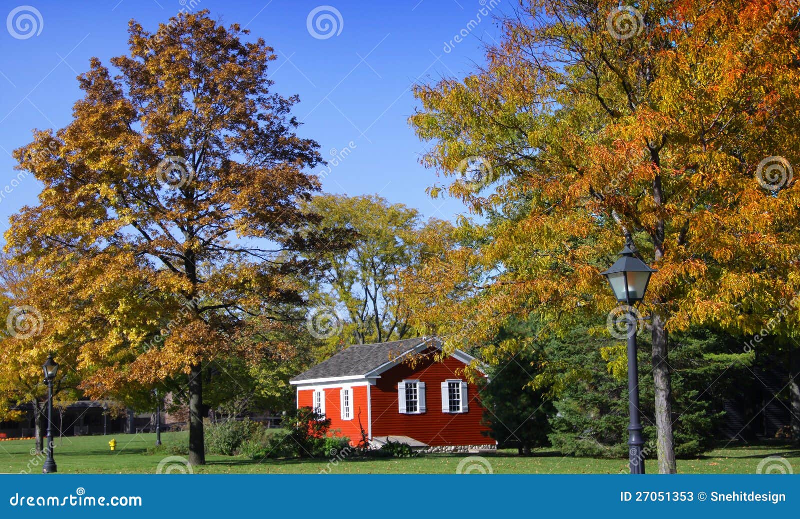 Historic Greenfield Village Stock Image - Image of autumn, lawns: 27051353