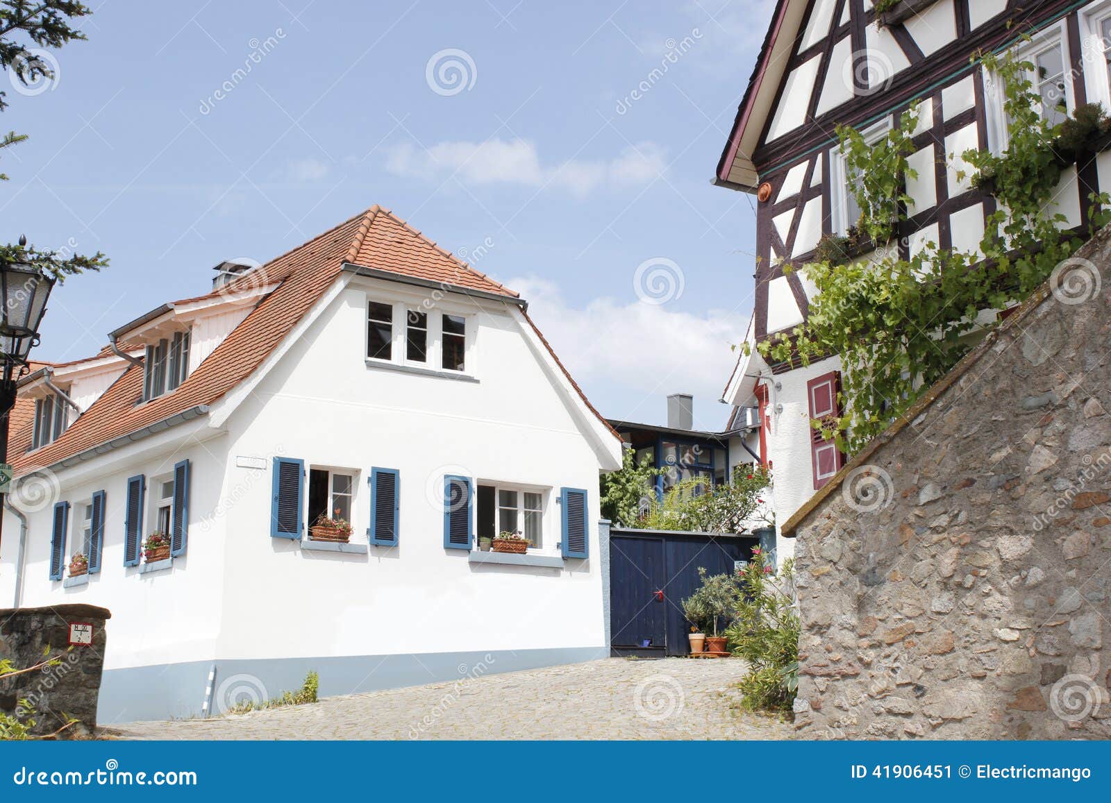 Historic Half-timber Houses Stock Image - Image of historic, front ...