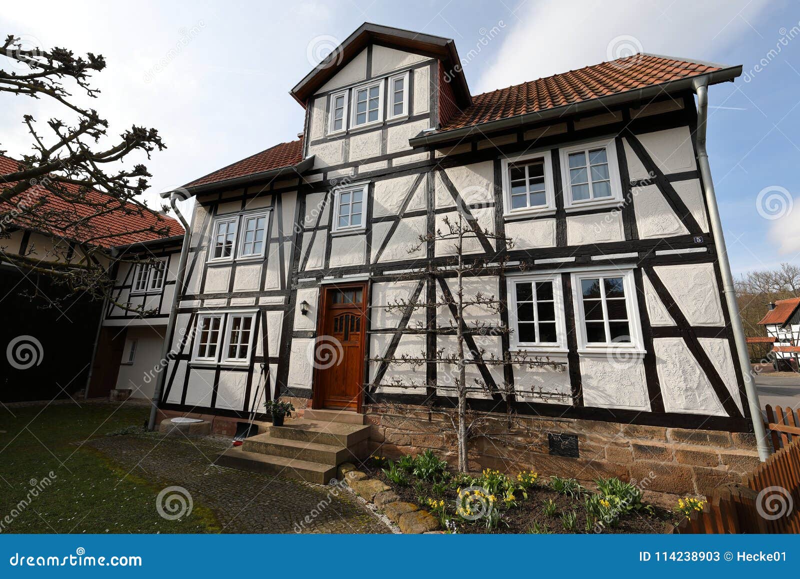 Historic Half-timbered House Stock Image - Image of hesse, house: 114238903
