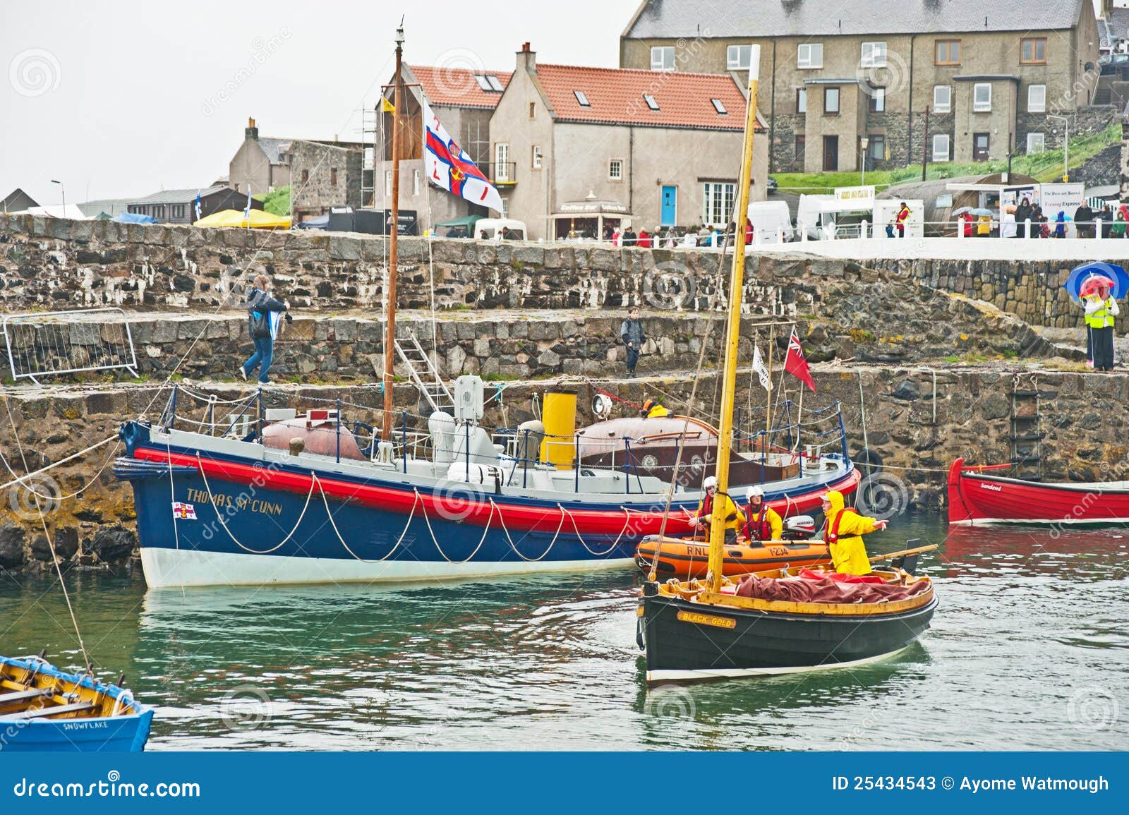 The Historic Harbor at Portsoy Editorial Stock Photo - Image of ...