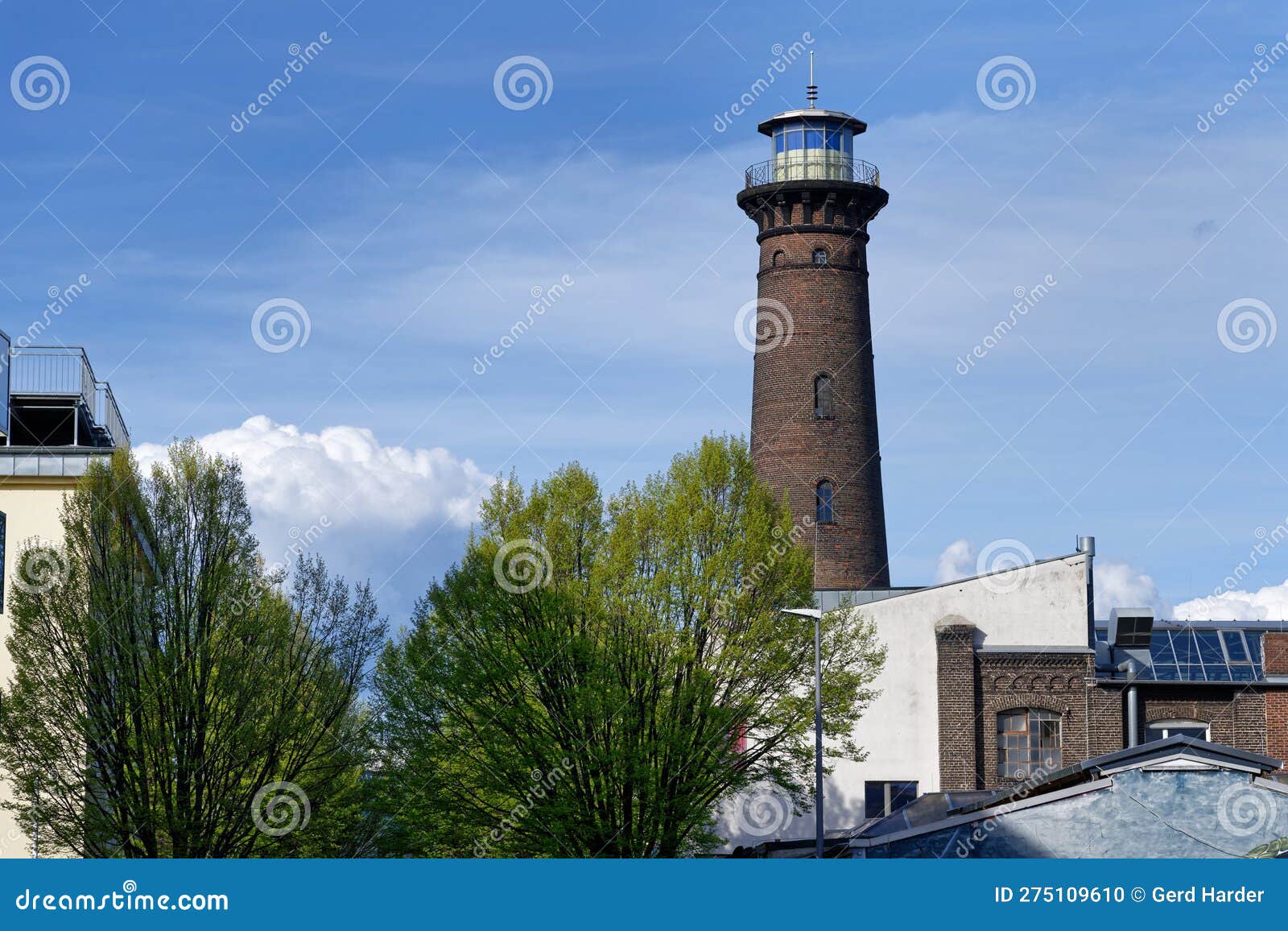 Historic Helios Lighthouse in Cologne Ehrenfeld Editorial Image - Image ...
