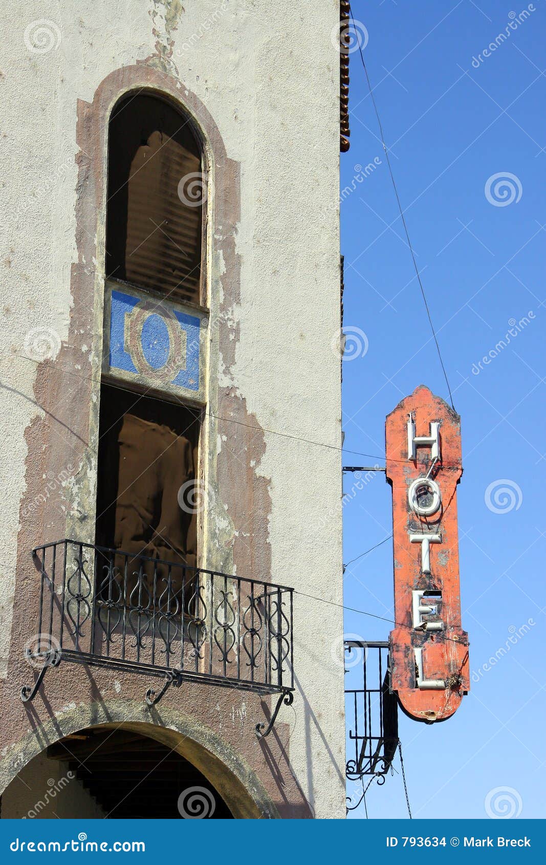 Historic Hotel Sign stock photo. Image of window, historic - 793634