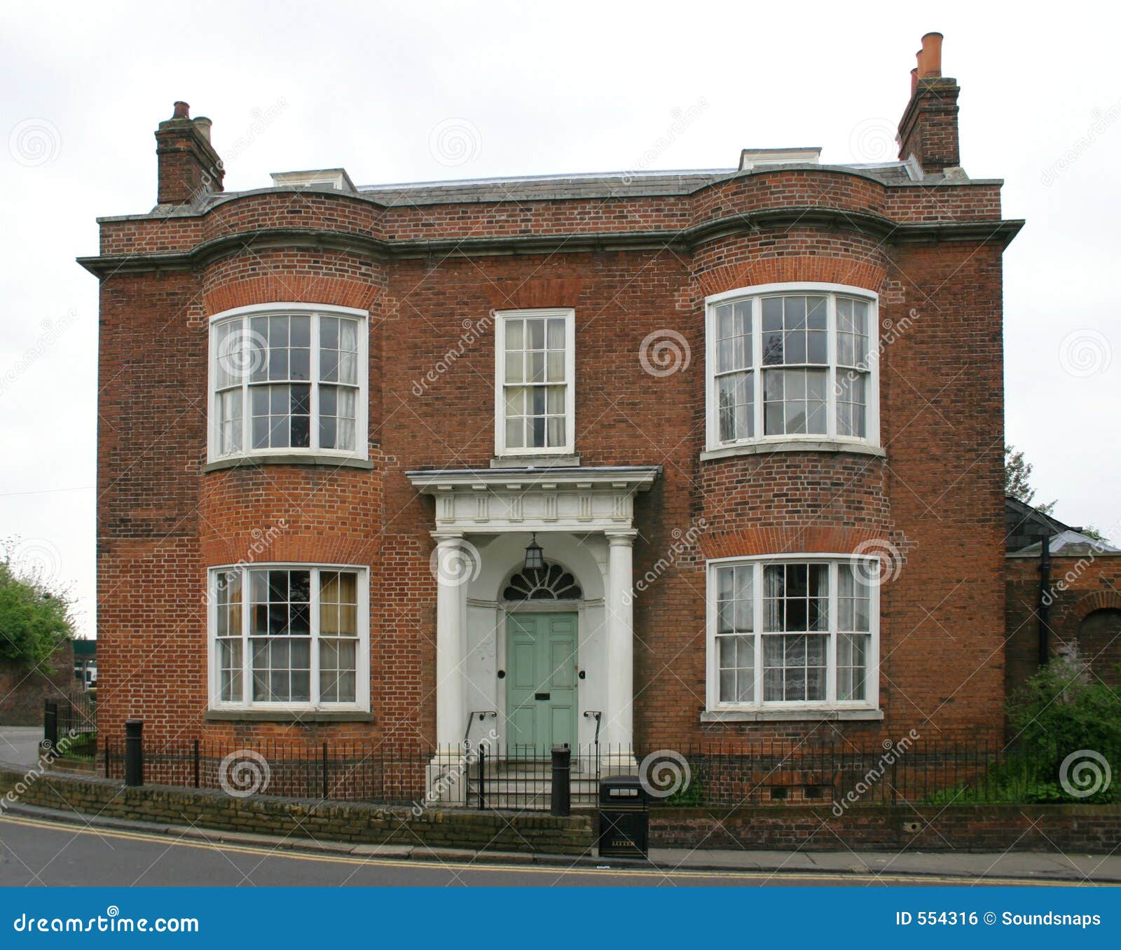 Historic House Front stock photo. Image of window, historic - 554316