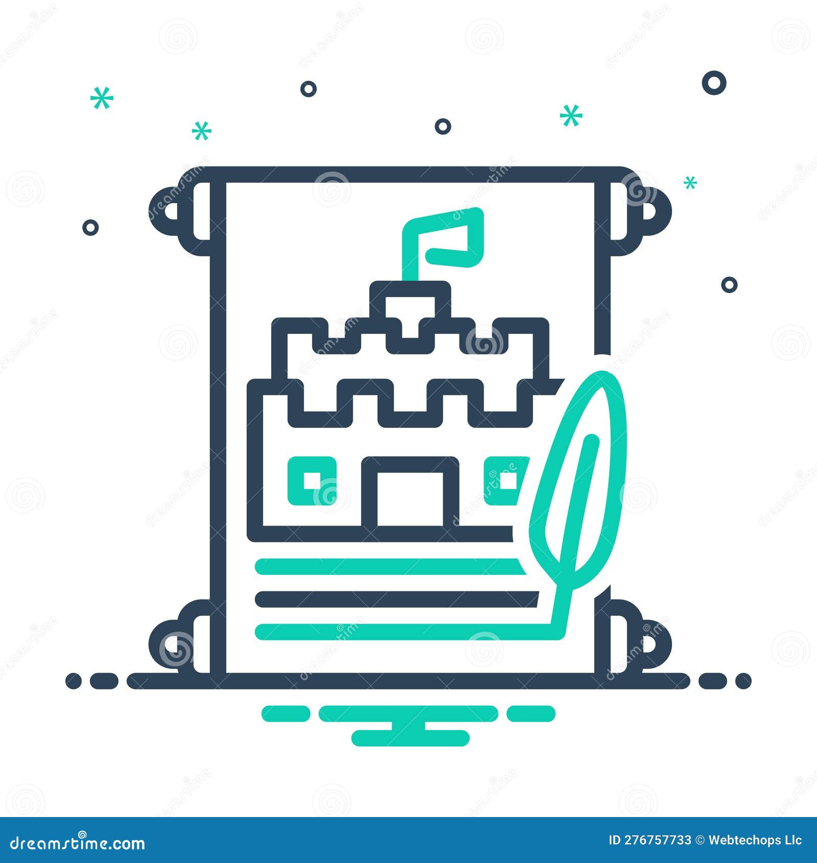 Mix Icon for Historic, Mythological and Famous Stock Vector ...