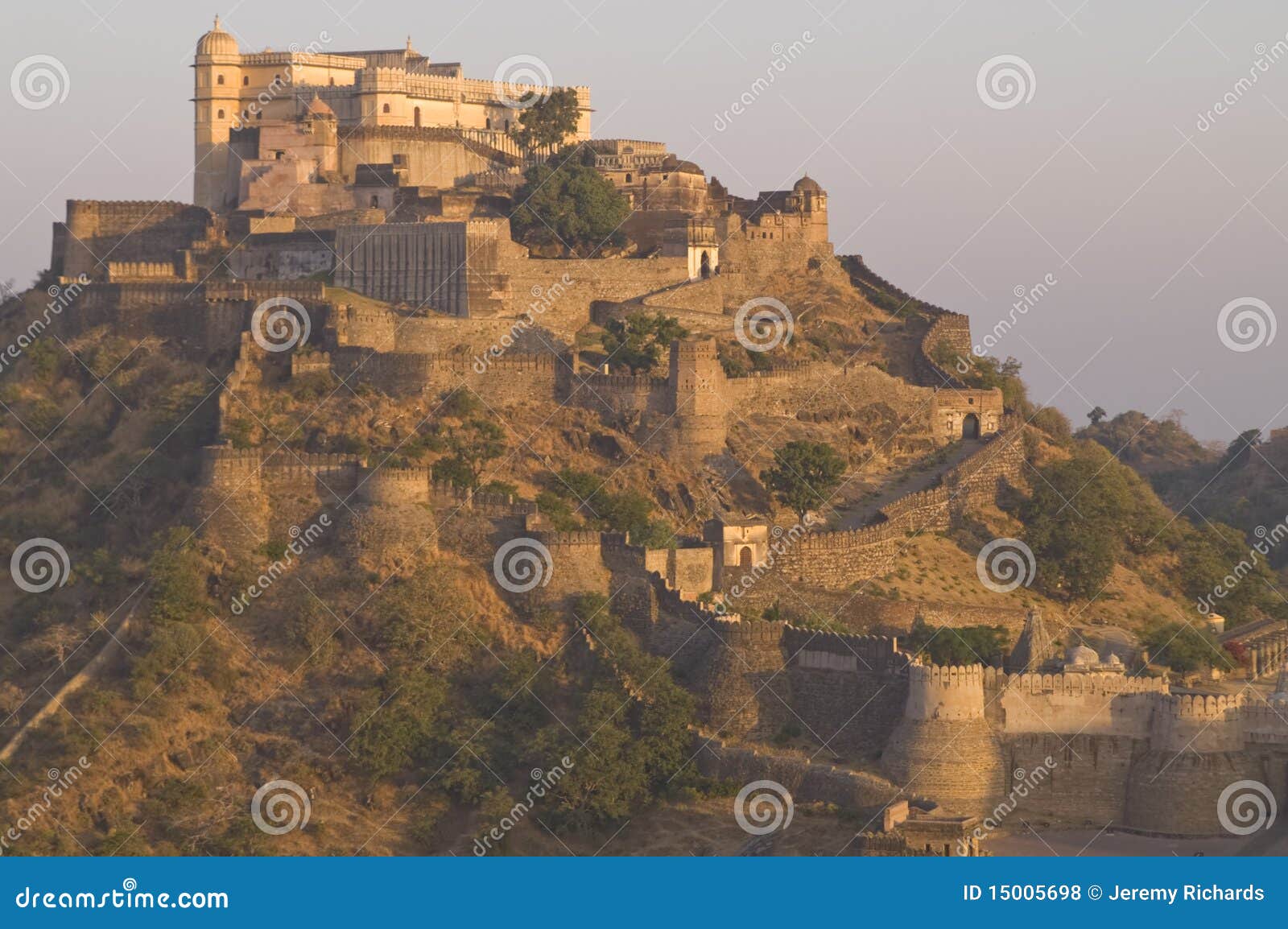 Historic Indian Fort stock photo. Image of battlement - 15005698