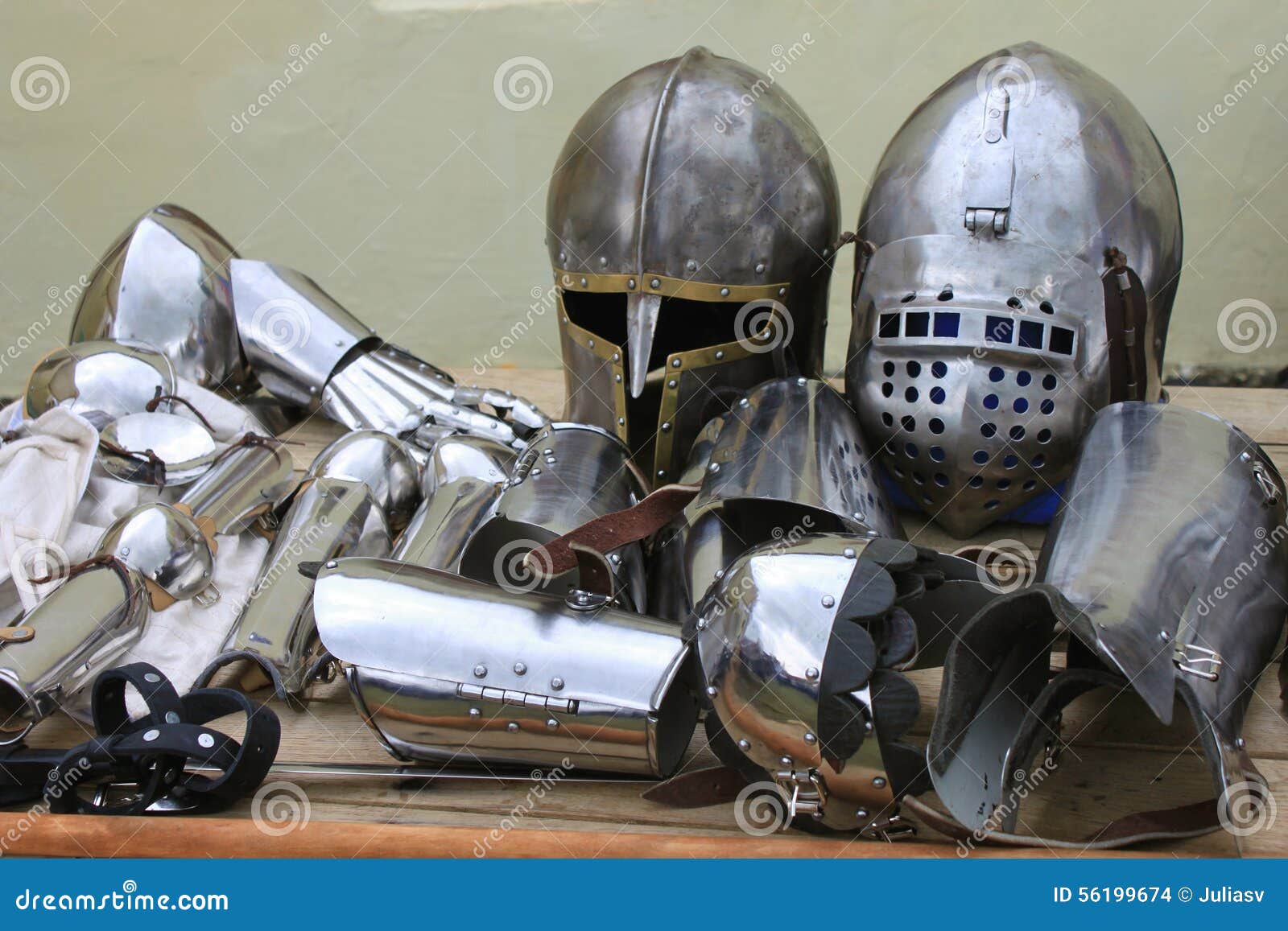 Historic Iron Armor Closeup Stock Photo - Image of gray, knight: 56199674