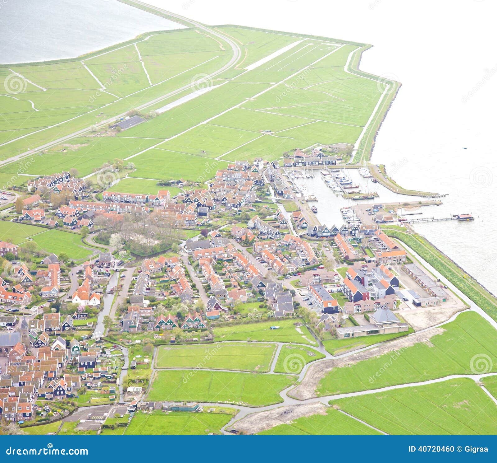 Historic Island of Marken, the Netherlands Stock Photo - Image of ...