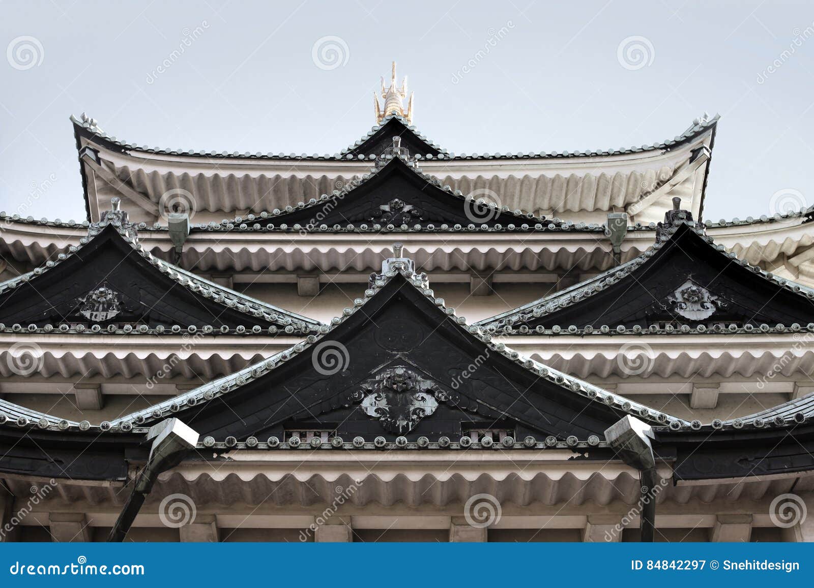 Historic Japanese temple stock image. Image of historic - 84842297