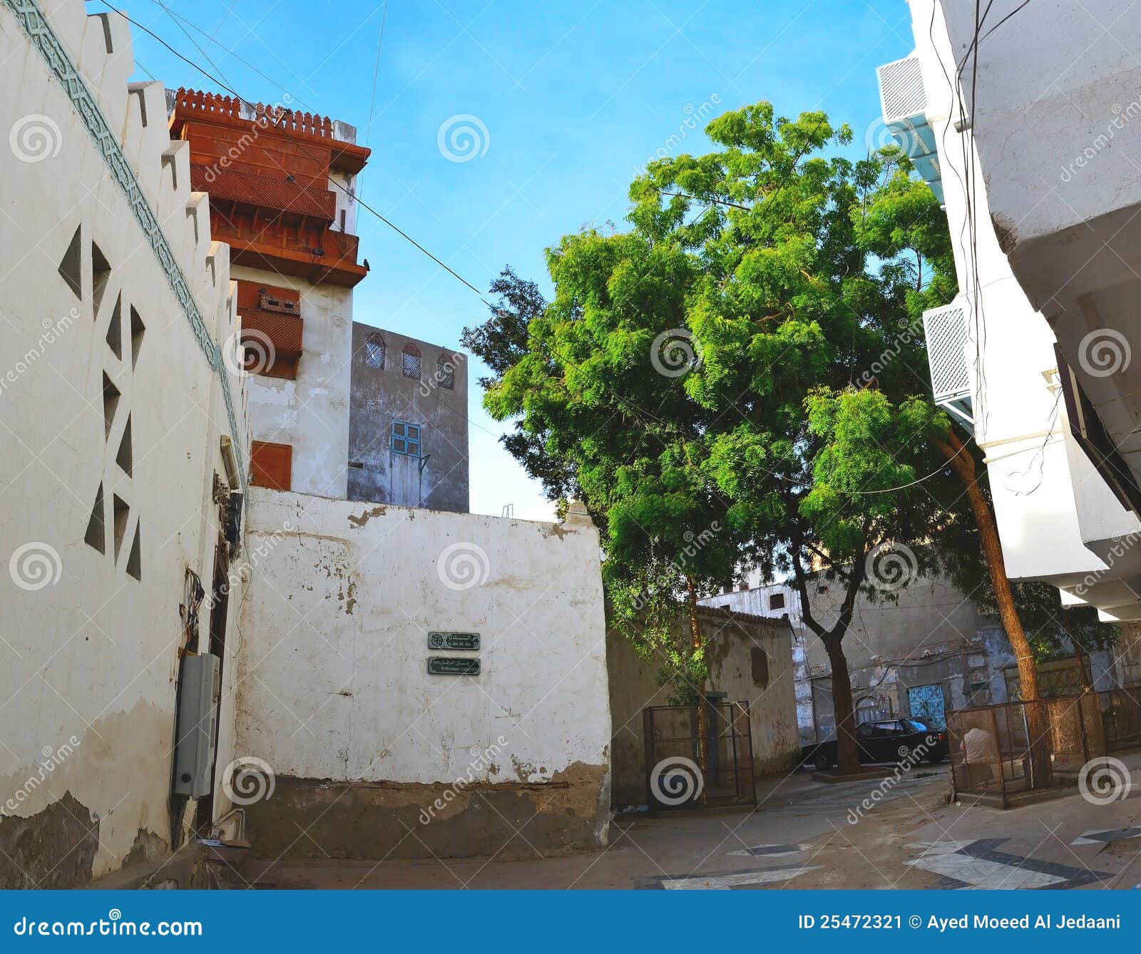 Historic jeddah yard stock image. Image of beauty, clear - 25472321