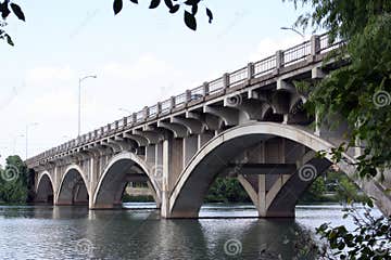 Historic Lamar Bridge in Austin, Texas Stock Image - Image of ...