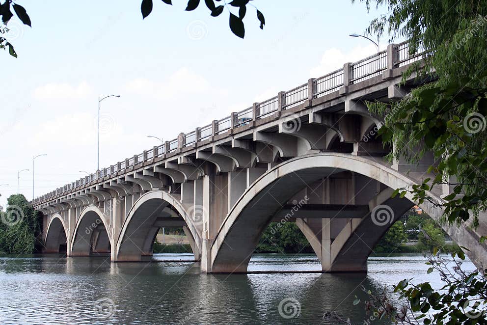Historic Lamar Bridge in Austin, Texas Stock Image - Image of ...