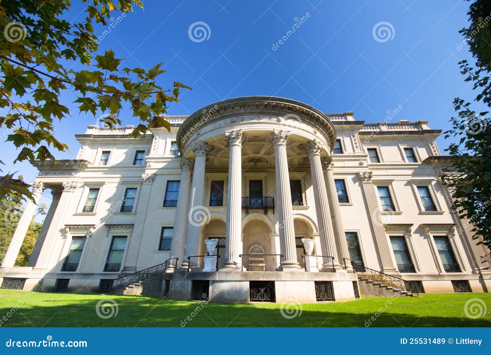 Vanderbilt Mansion Gardens Royalty-Free Stock Photo | CartoonDealer.com ...