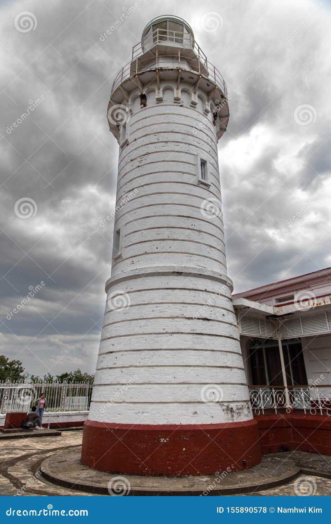 Historic Lighthouse Malabrigo Point Lighthouse Stock Photo - Image of ...