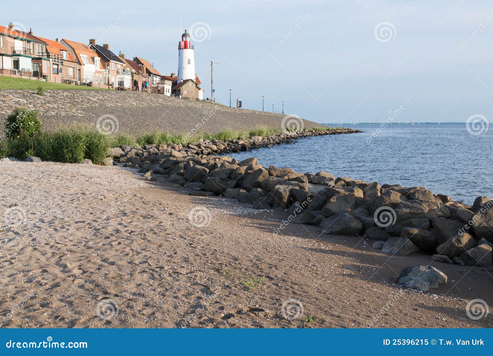 Historic Lighthouse of Urk, the Netherlands Stock Image - Image of ...