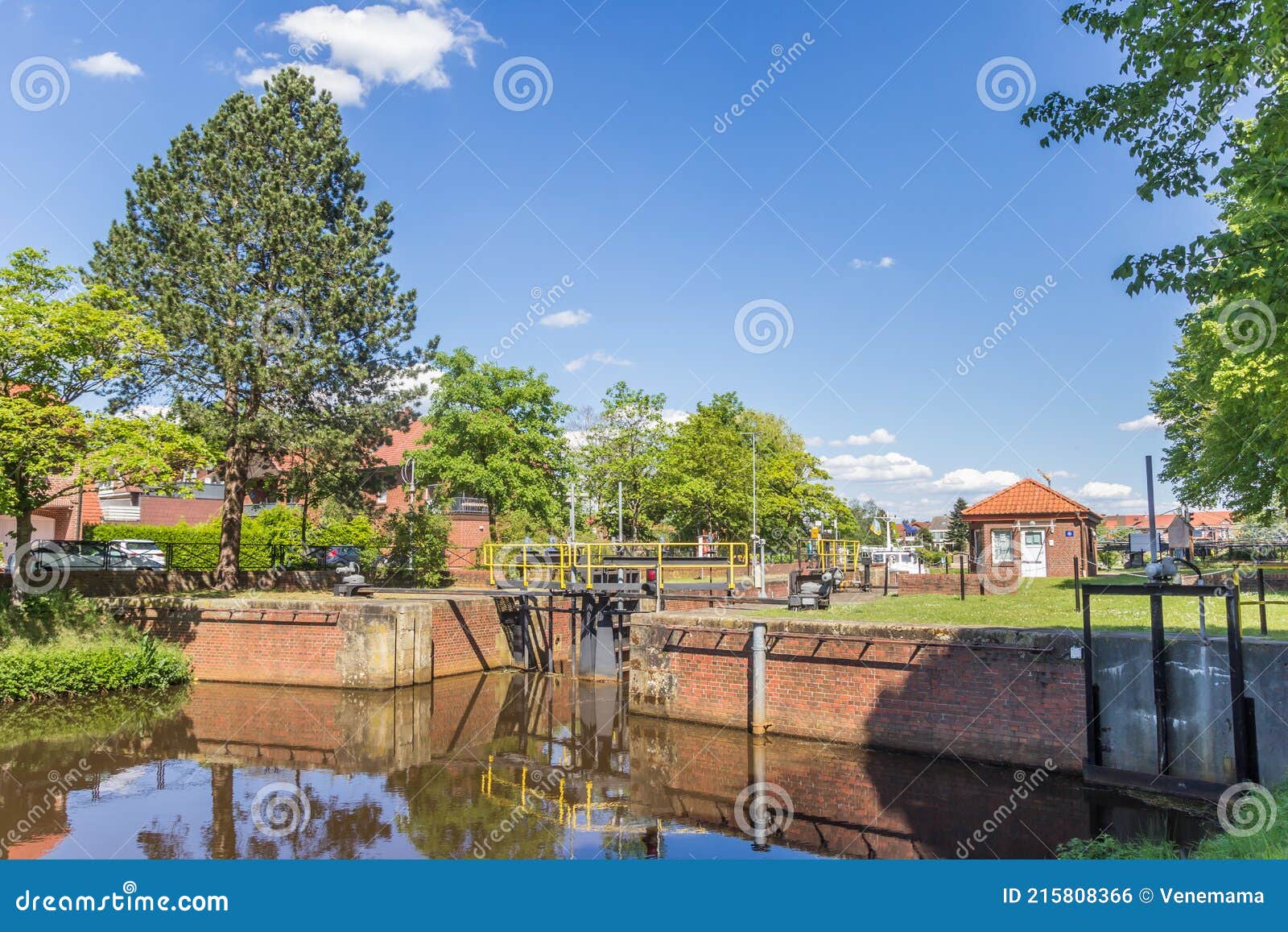 Historic Lock in the Center of Haren Editorial Photo - Image of ...