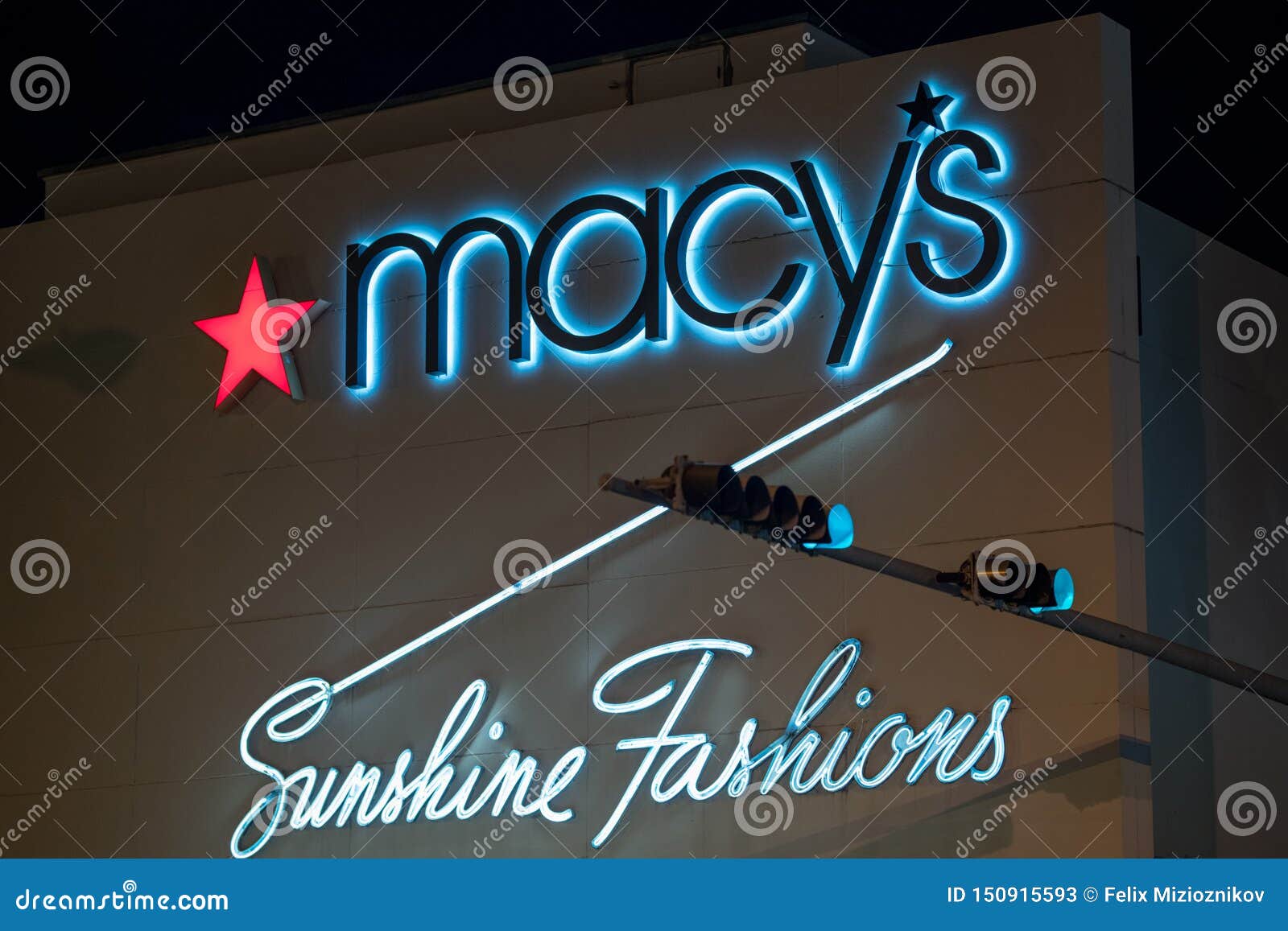 Historic Macys on Lincoln Road Miami Beach FL Editorial Stock Photo ...
