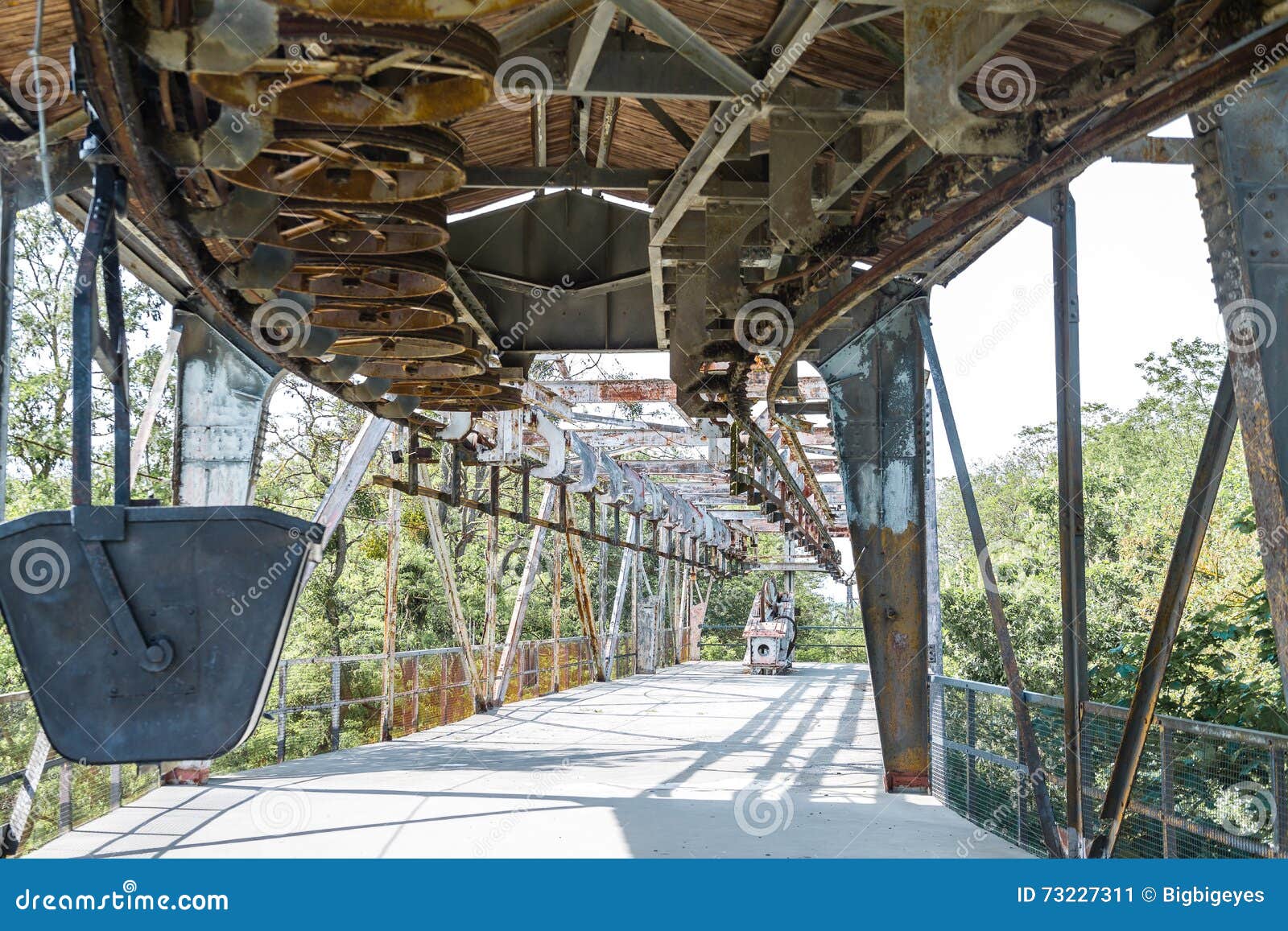Historic mining rail cart stock image. Image of energy - 73227311
