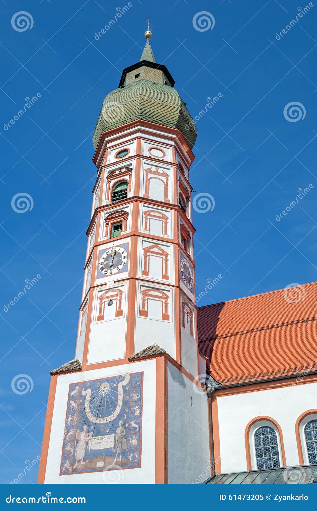 The Historic Monastery Kloster Andechs in Bavaria Stock Image - Image ...
