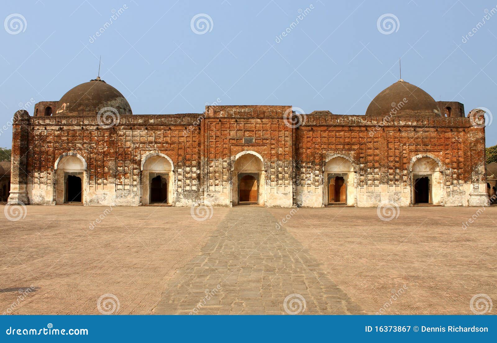Historic Mosque stock image. Image of religion, bengal - 16373867