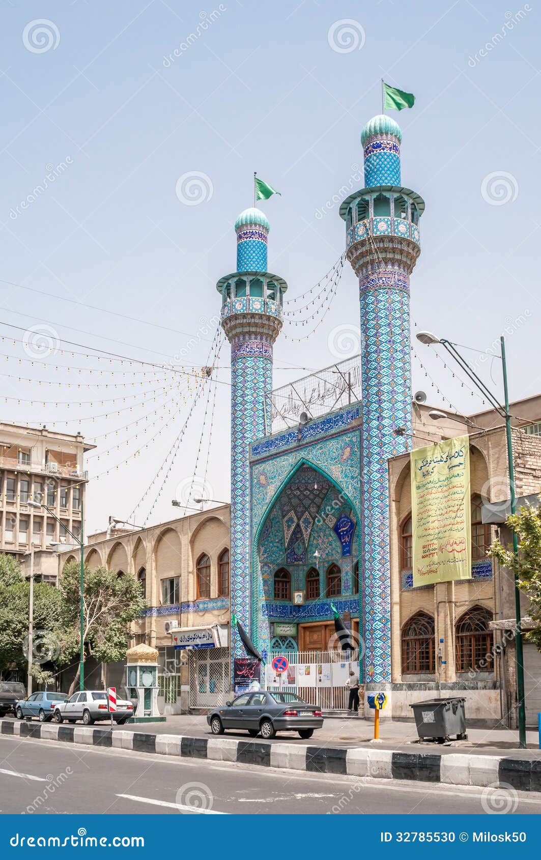 Historic Mosque in Tehran editorial image. Image of history - 32785530