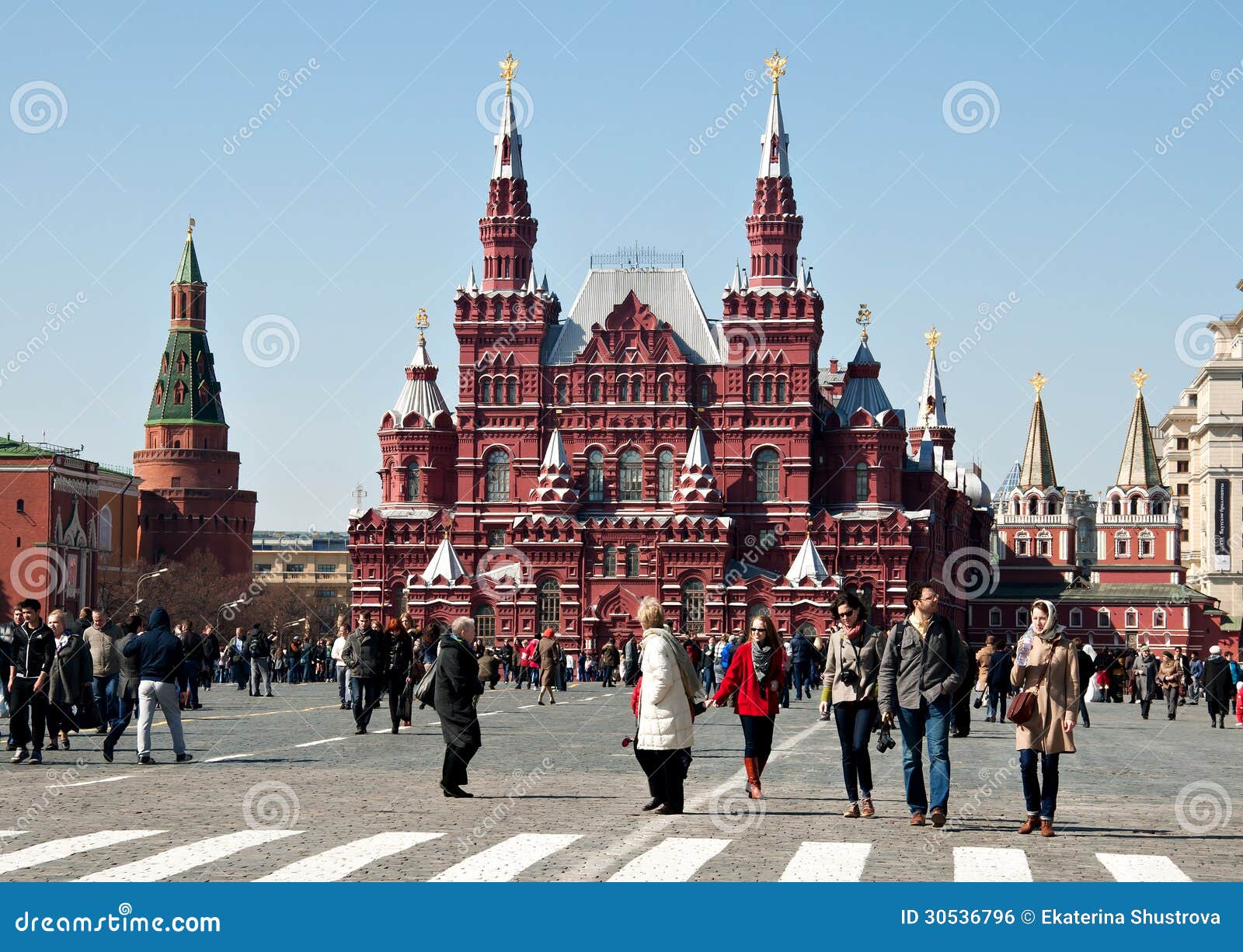 Historic Museum at the Red Square, Moscow, Russia Editorial Photo ...