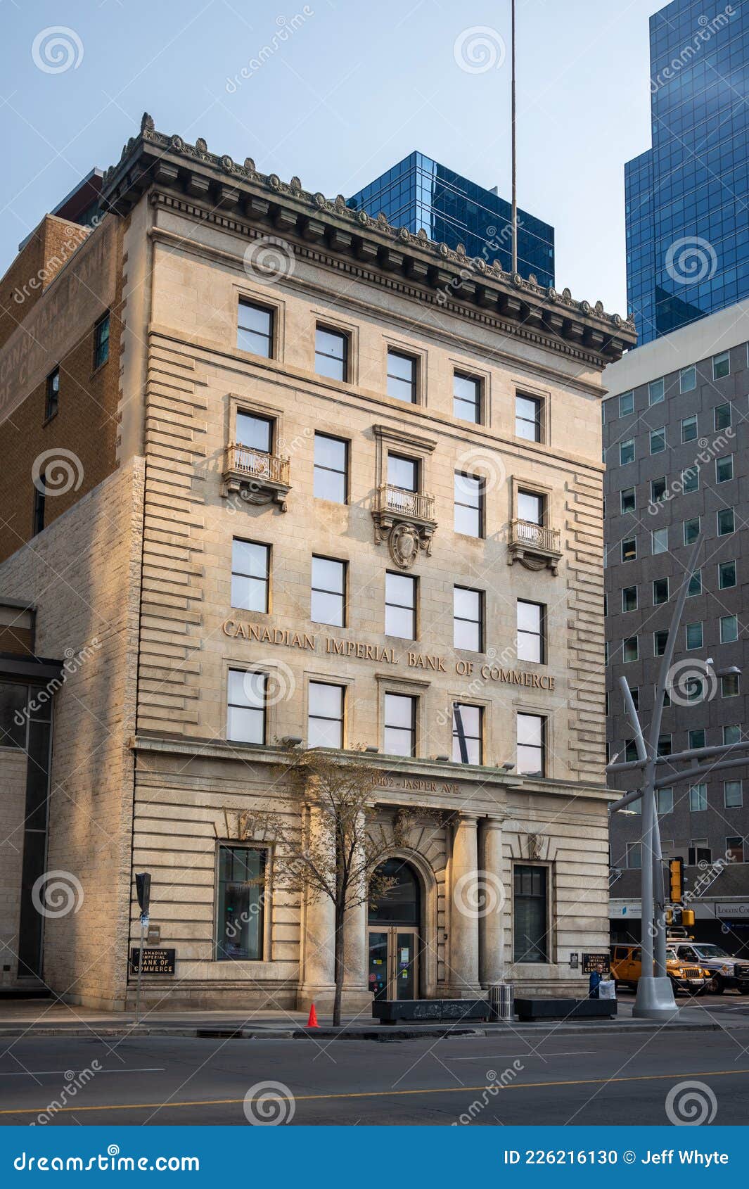 Historic Office Building in Edmonton, Alberta Editorial Image - Image ...
