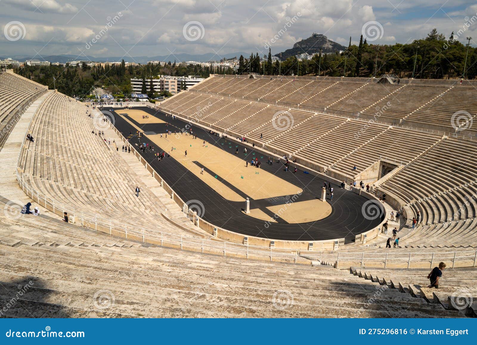 The Historic Olympic Stadium in Athens Editorial Photo - Image of ...